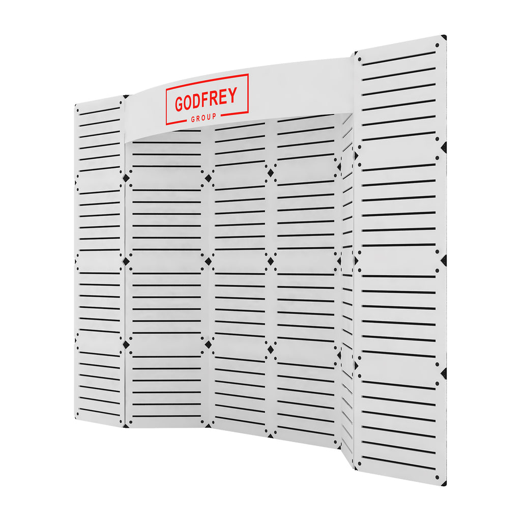 10’ Modular Slatwall Display Package | Godfrey Group