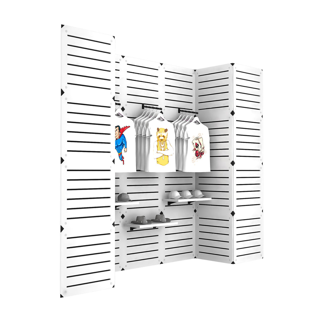 10’ U Shaped Slatwall Display | Godfrey Group