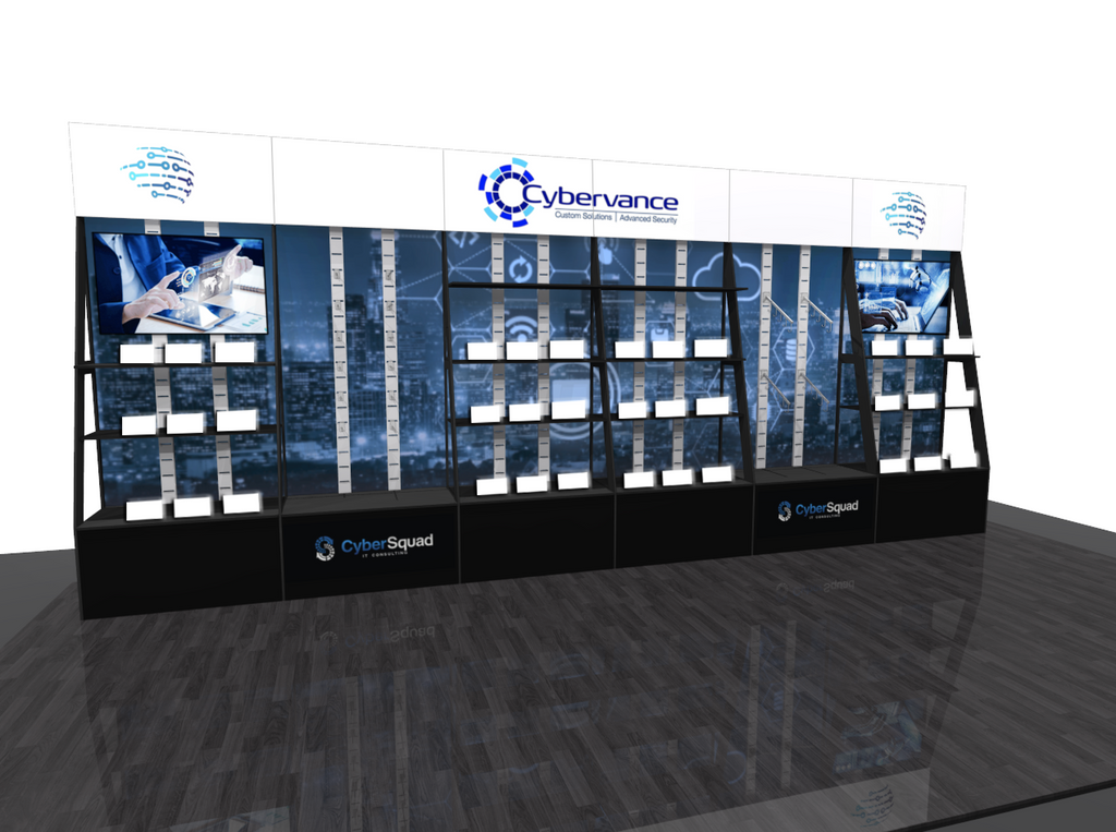 20' OutRigger Merchandise Display - Adjustable For Shelves, Hooks, Etc ...