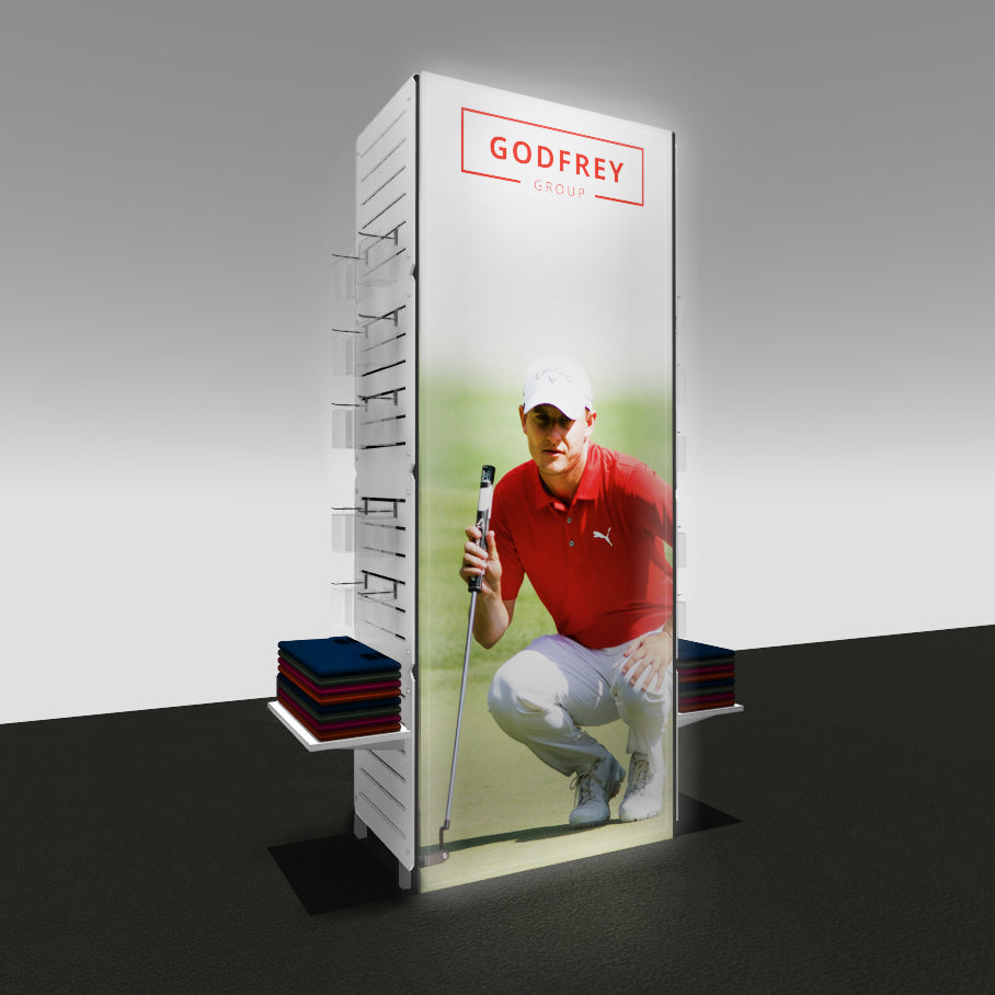 Portable Slatwall Display | Slatted Wall System – Godfrey Group