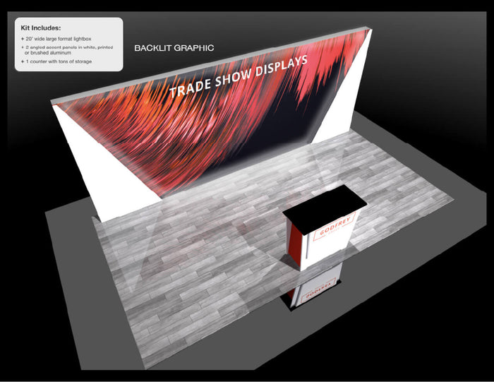 Rental Trade Show Booths & Displays - 10' x 20' – Godfrey Group