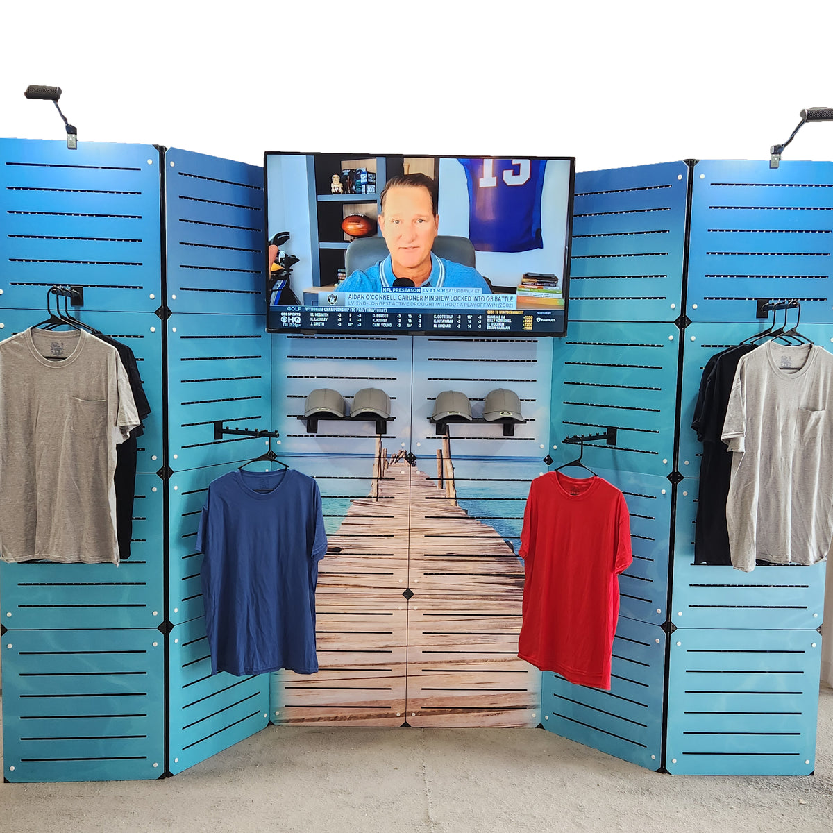 10′ Printed Slatwall Display System | Godfrey Group