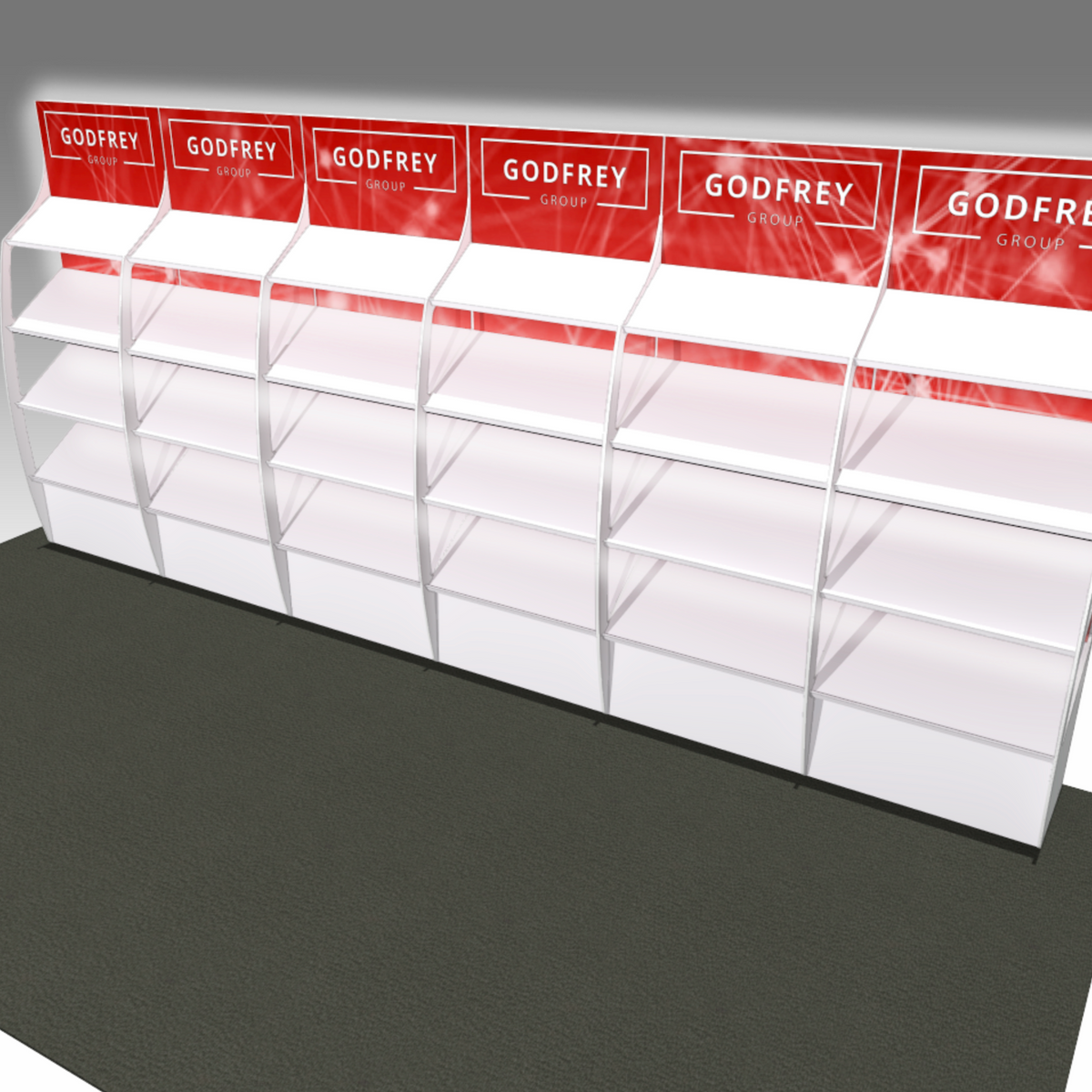 Trade Show Display Shelves | Trade Show Exhibits Display – Godfrey Group