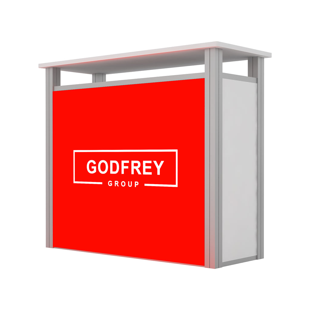 Backlit Counter with Locking Storage - 44" | Godfrey Group