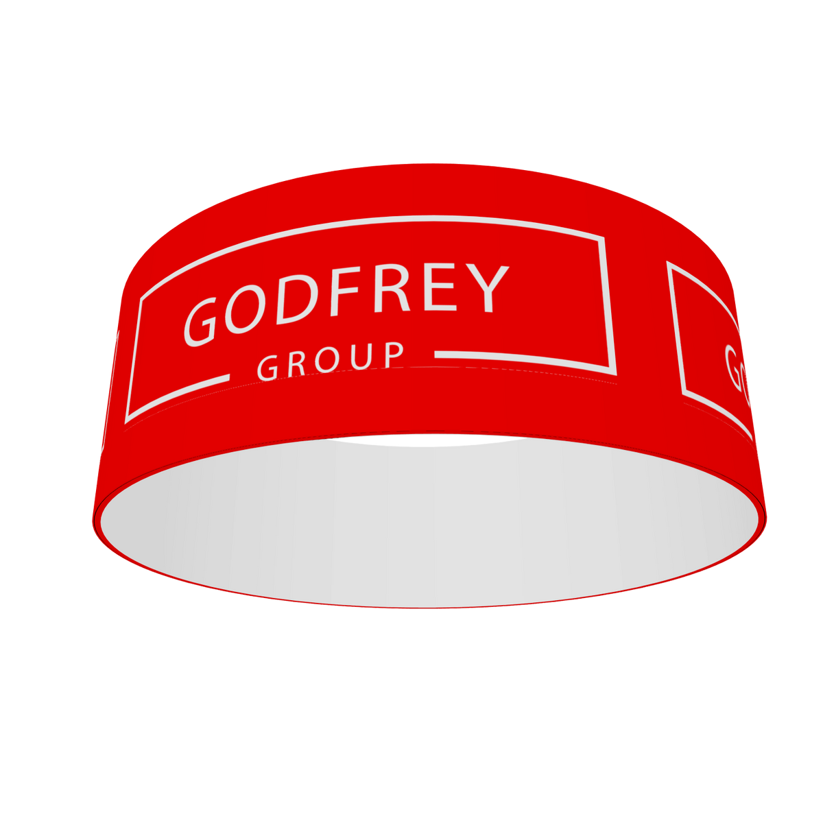 Premium Round Hanging Header, 10'D X 4'H | Custom Banner Sign – Godfrey ...