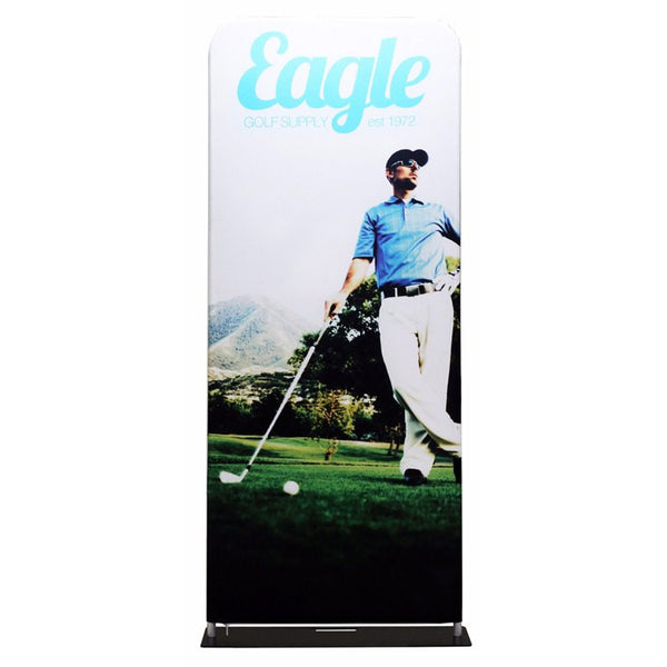 Slip Cover Banner Stand With Double Sided Graphic | Godfrey Group