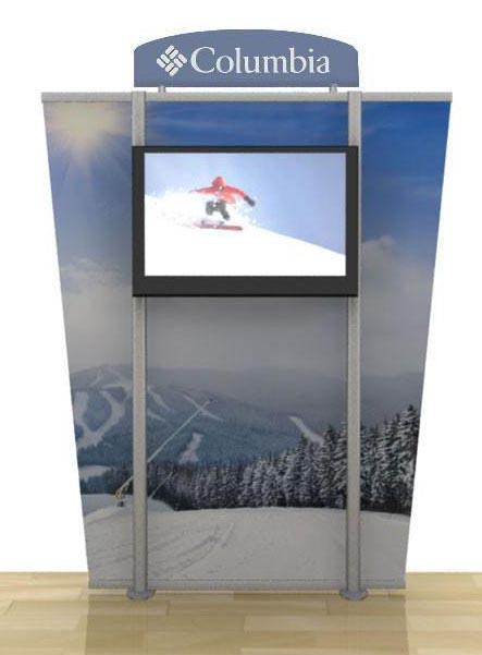 TV Display For Tradeshows | TV Stand For Trade Show Booths – Godfrey Group