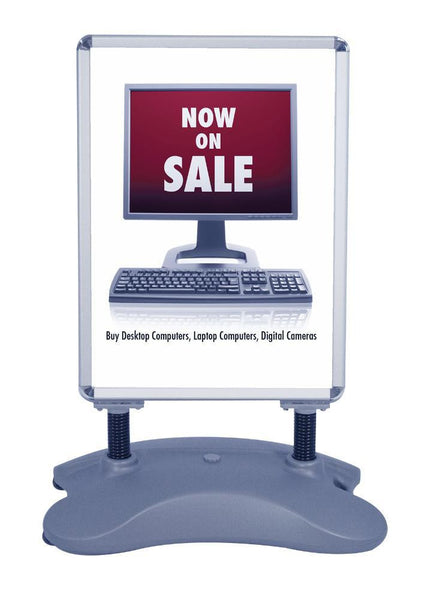 Outdoor Sign Display With Water Weighted Base | Godfrey Group